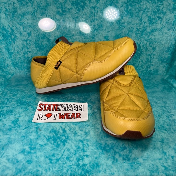 Teva | Shoes | Teva Reember Quilted Bootie Mens Yellow Low Top Slip On ...